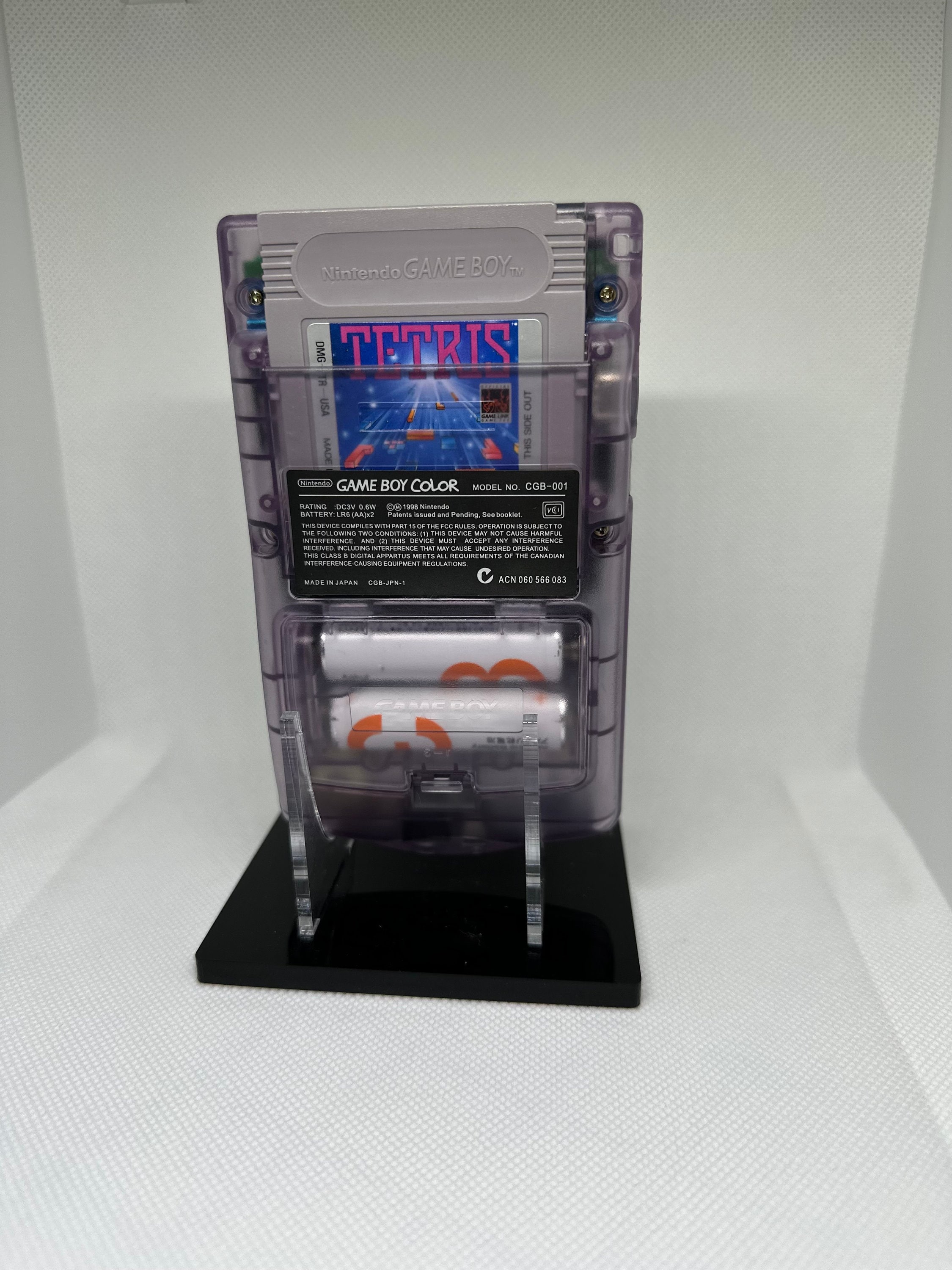 Nintendo Game Boy Gameboy Color Atomic Purple + New Screen Filter ...