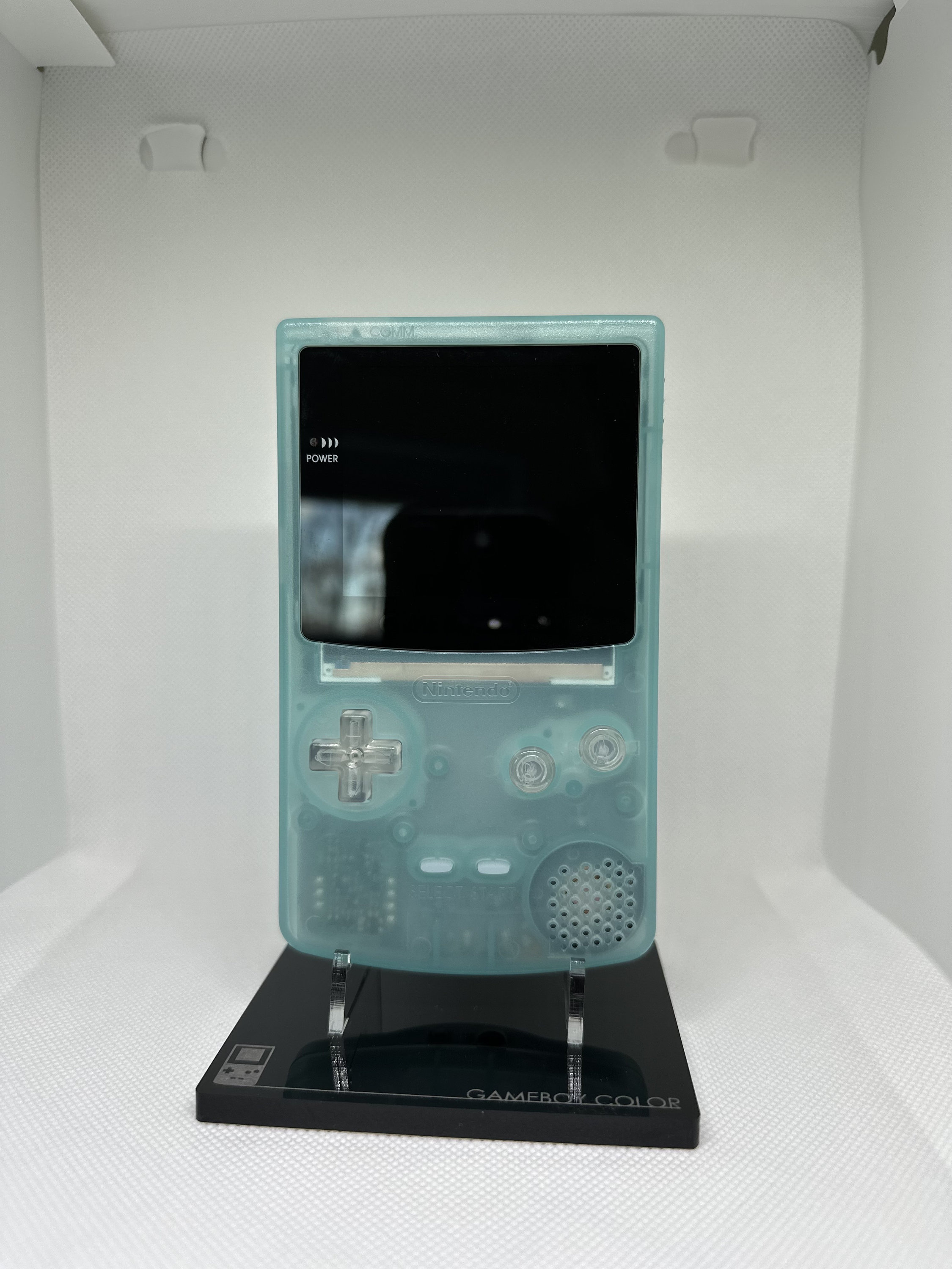 Backlit Modded Game Boy Color, GBC IPS LCD 2.5D Kit, Funny Playing Mint ...
