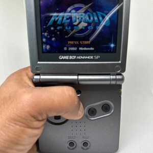 Authentic Nintendo Game Boy Advance SP 101 - Upgraded Buttons & Shell ...