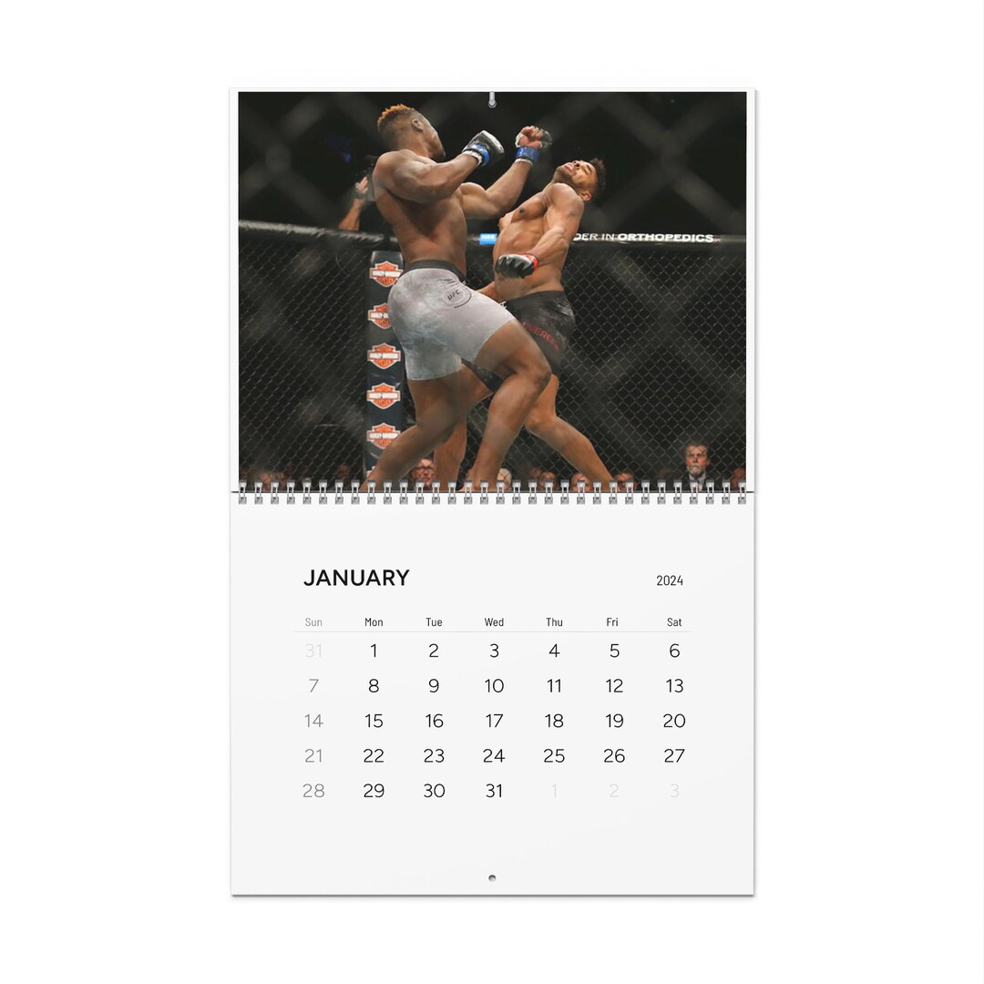 UFC Calendar 2024 - Etsy