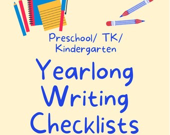 K-2 Writing Checklist Poster for the Classroom - Etsy
