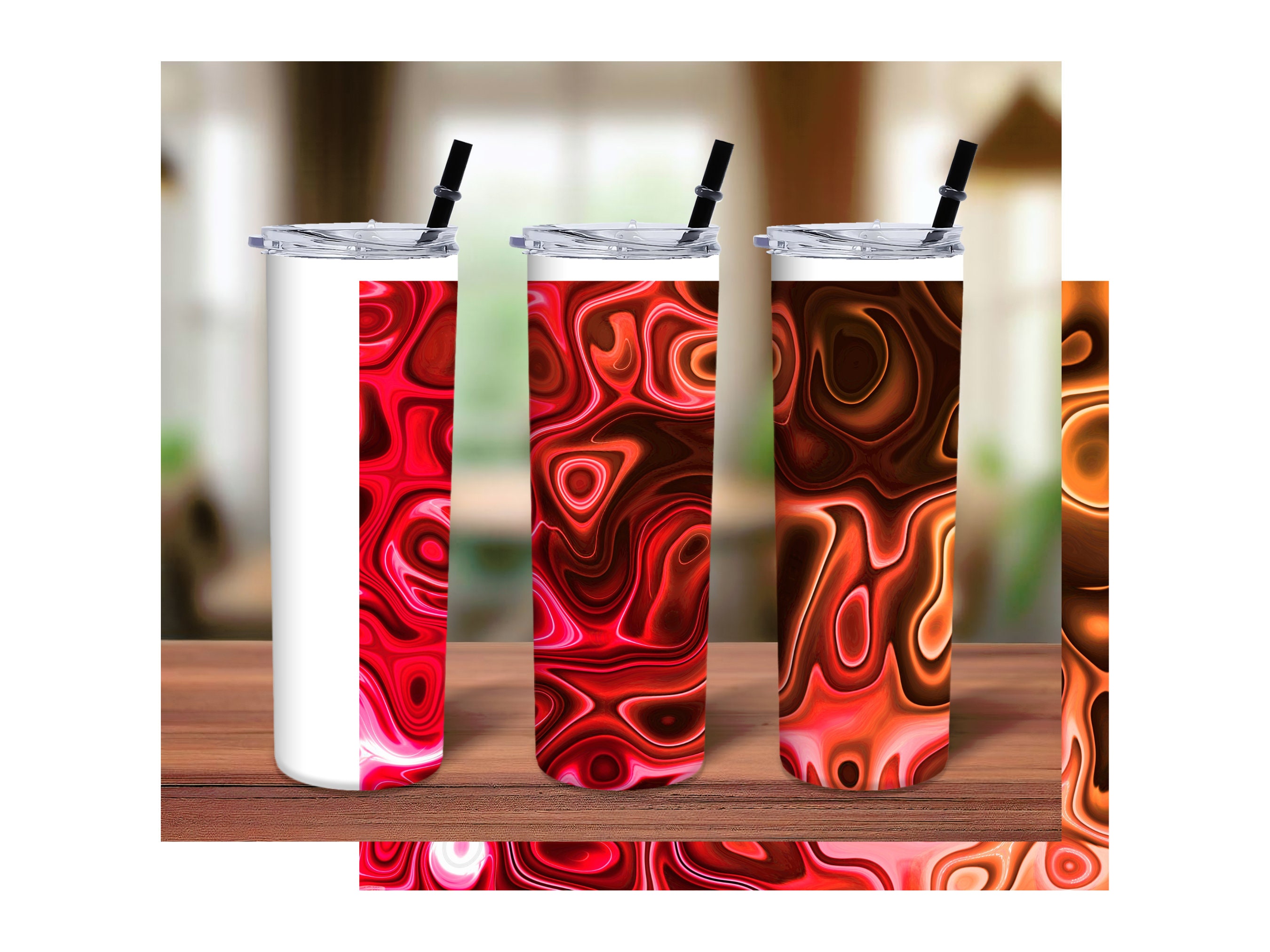 Set of 10 Tumblers Different Png Bundle 20z Mock up PNG File ,tumbler ...