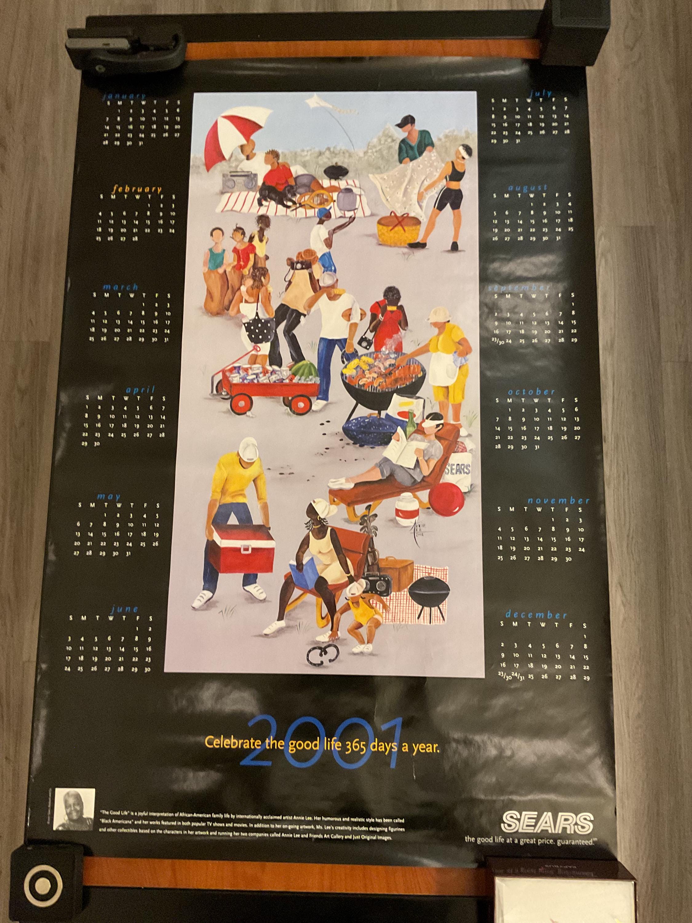 Vintage Annie Lee Sears Calendar 2001 - Etsy