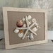 Beach Shell Collage on Linen - Etsy