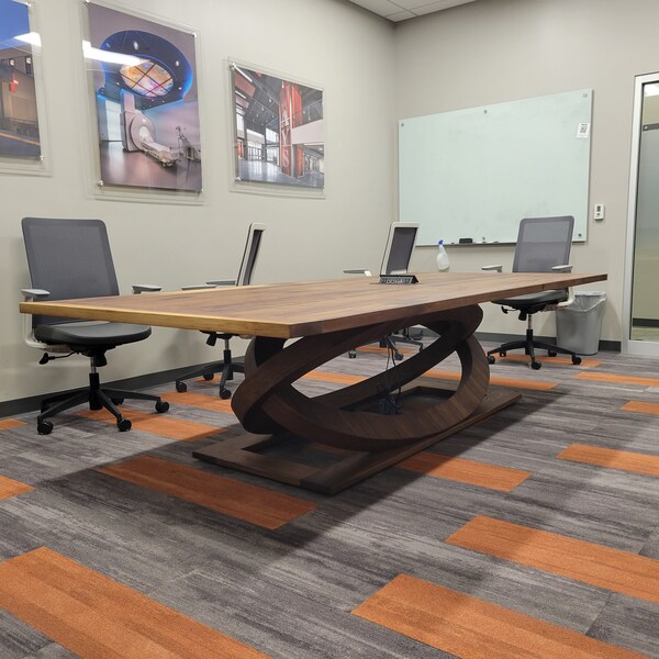 Wood Conference Table - Etsy