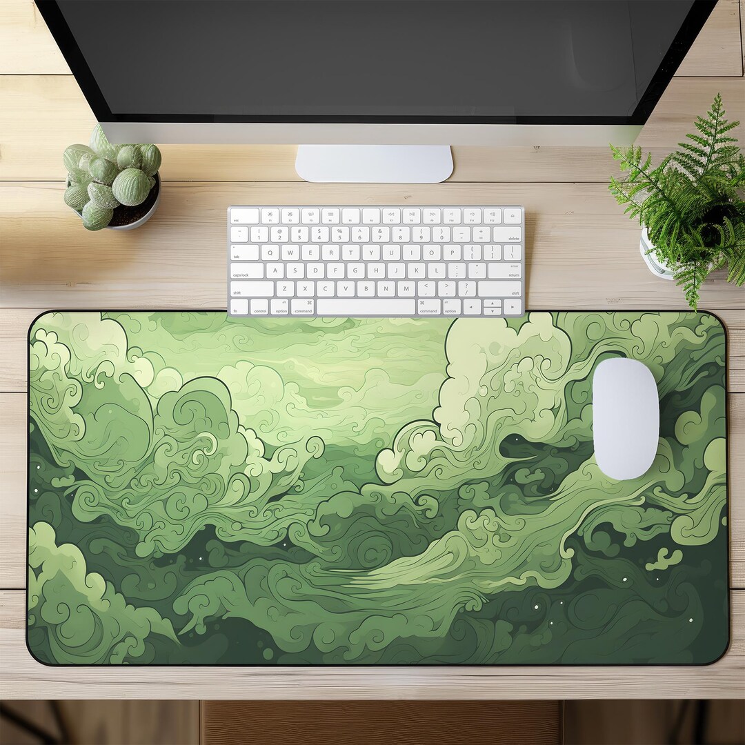 Primordial Earth Desk Mat: Swirling Colors, Large Gaming Mouse Pad - Etsy