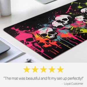 Moon Desk Mat, Dreamy Celestial Workspace, Pastel Desk Pad, Cute Desk ...