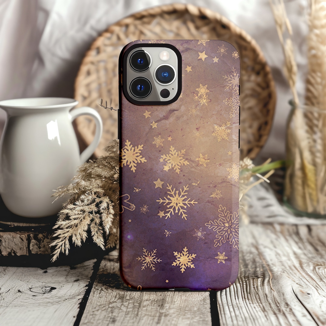 Winter Magic Snowflake Phone Case, Cute iPhone Case, Samsung S23, Gifts ...