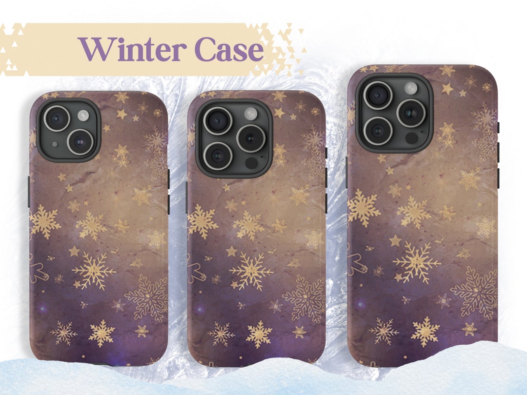 Winter Magic Snowflake Phone Case Cute iPhone Case Samsung - Etsy