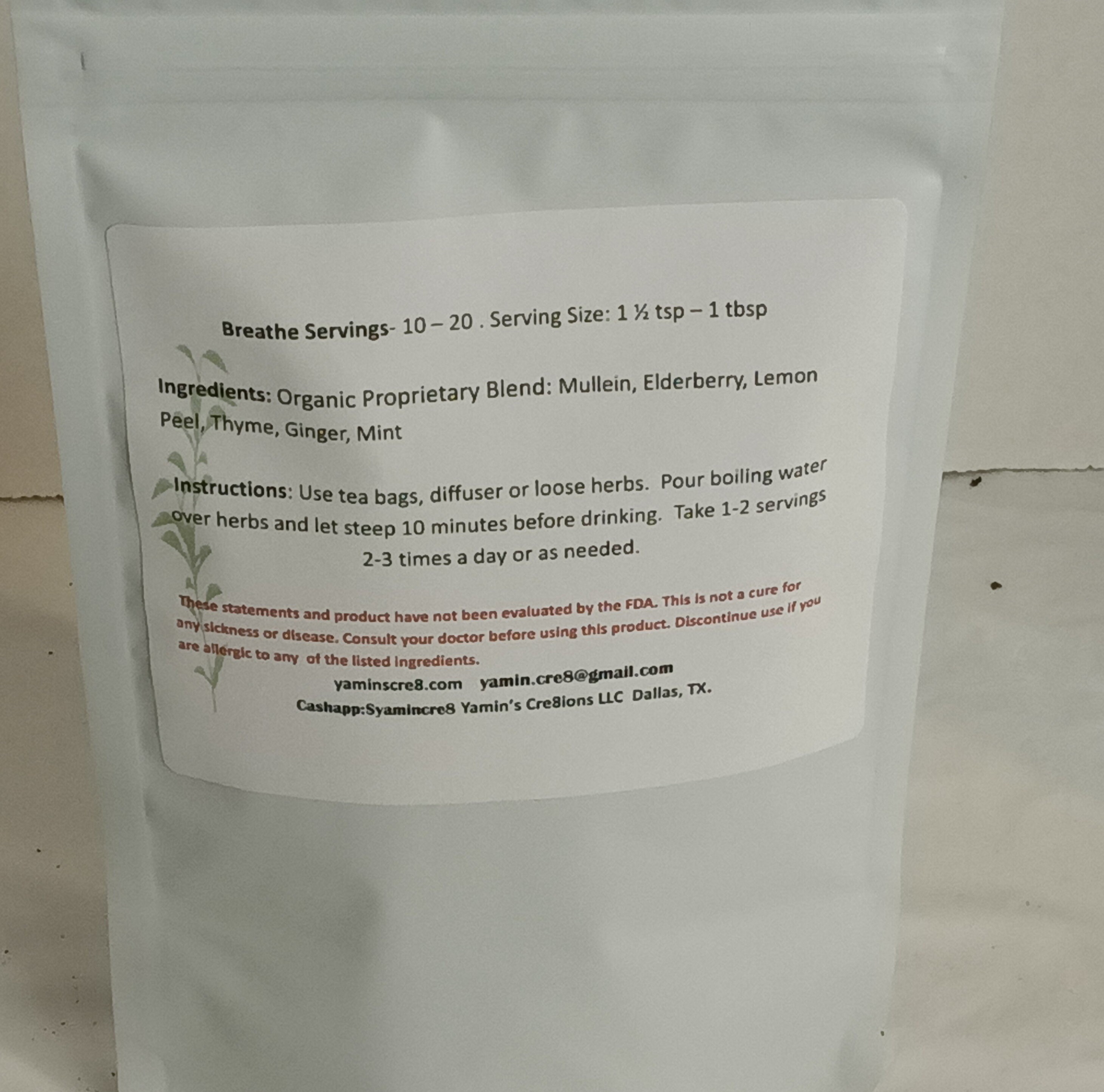 Respiratory Tea Kit and Tincture - Etsy