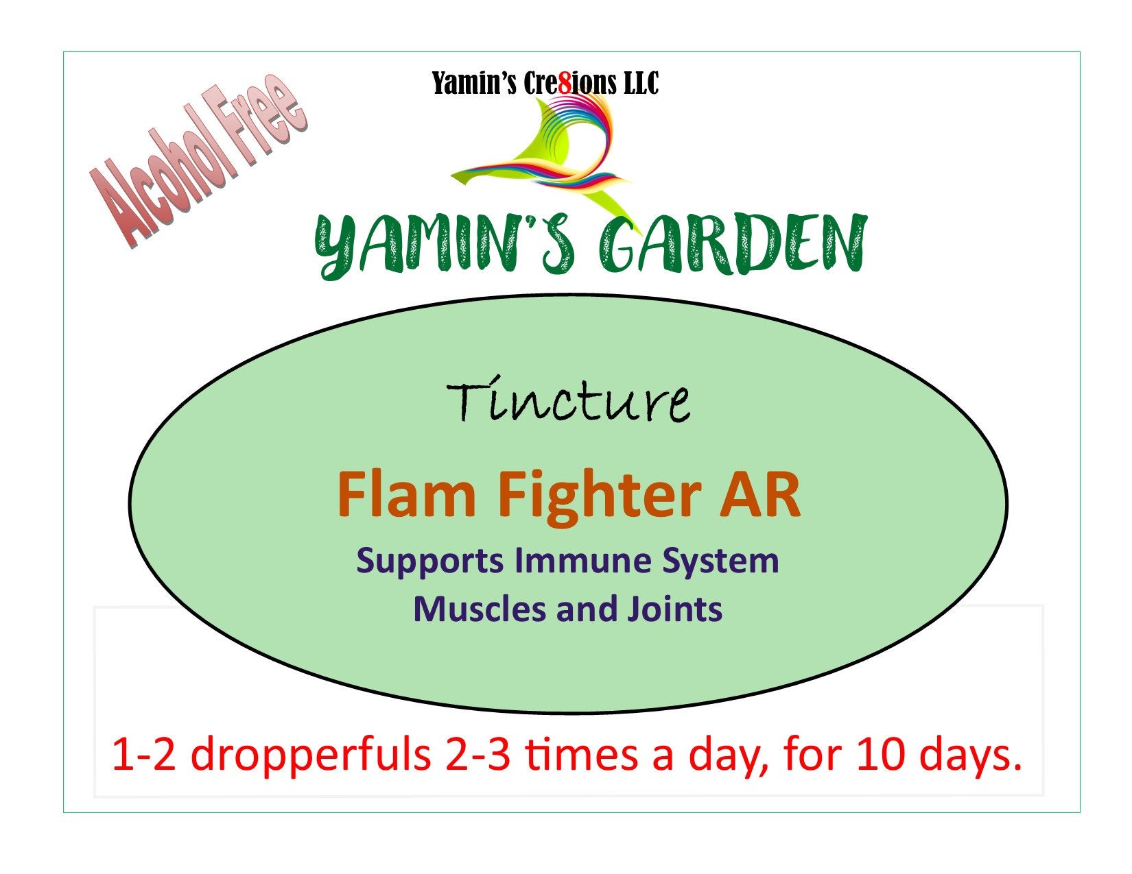 Inflammation Tea Kit and Tincture flam Fighter AR - Etsy