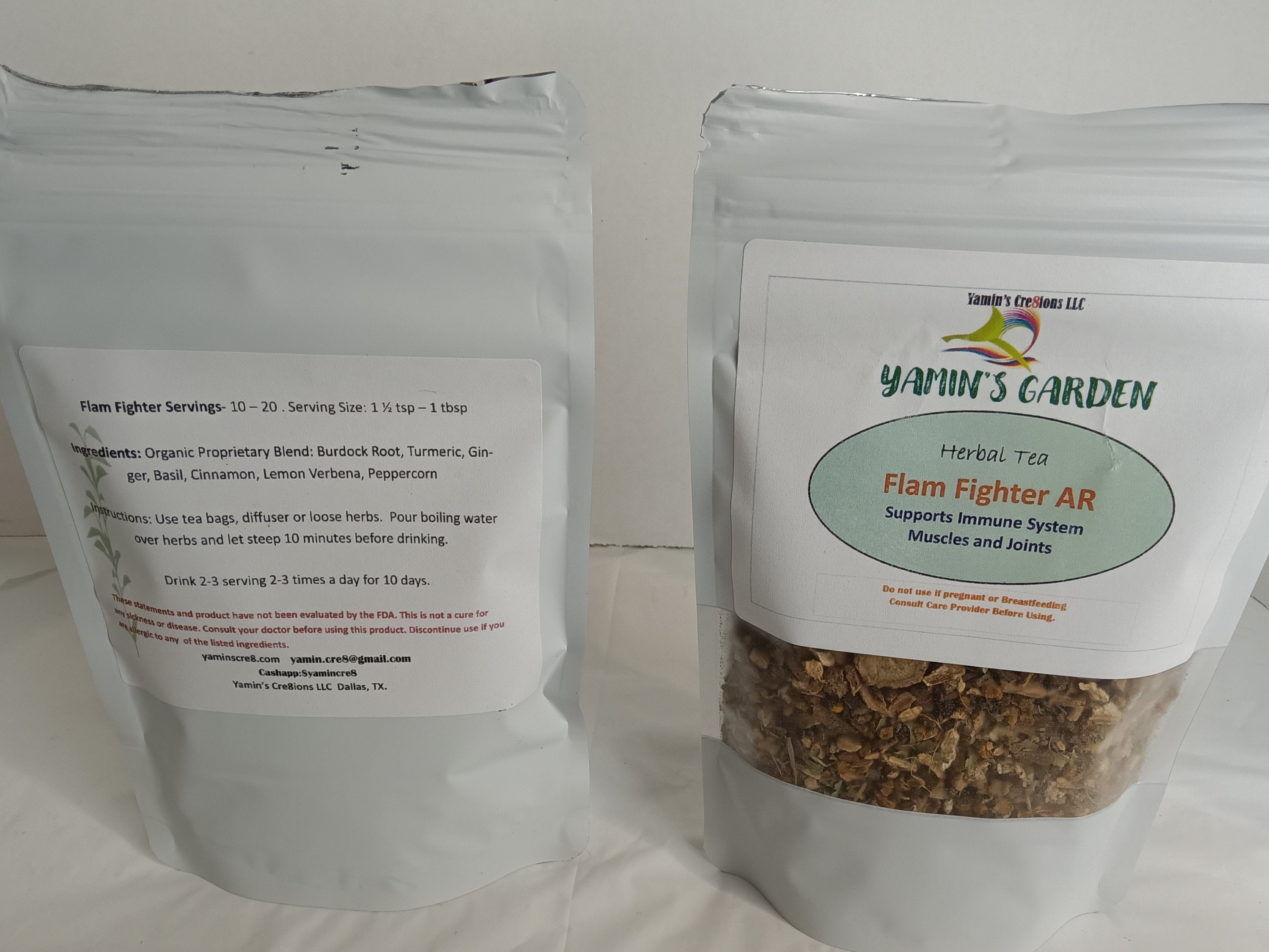 Inflammation Tea Kit and Tincture flam Fighter AR - Etsy