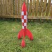 Tintin Moon Rocket Model – Destination Moon – Collectible Red & White ...