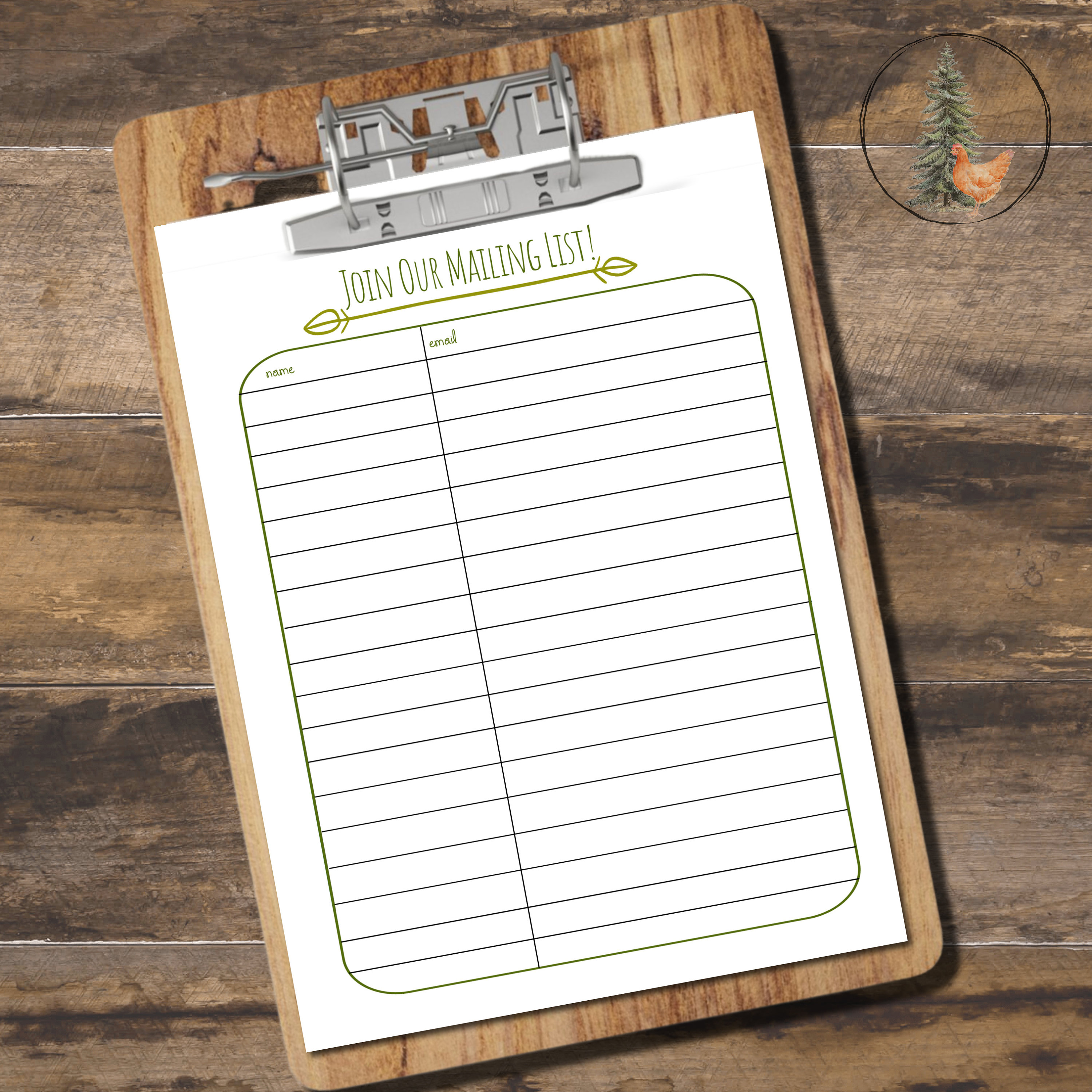 12 Pg Farmers Market Log Book Instant Download Market Logbook Business ...