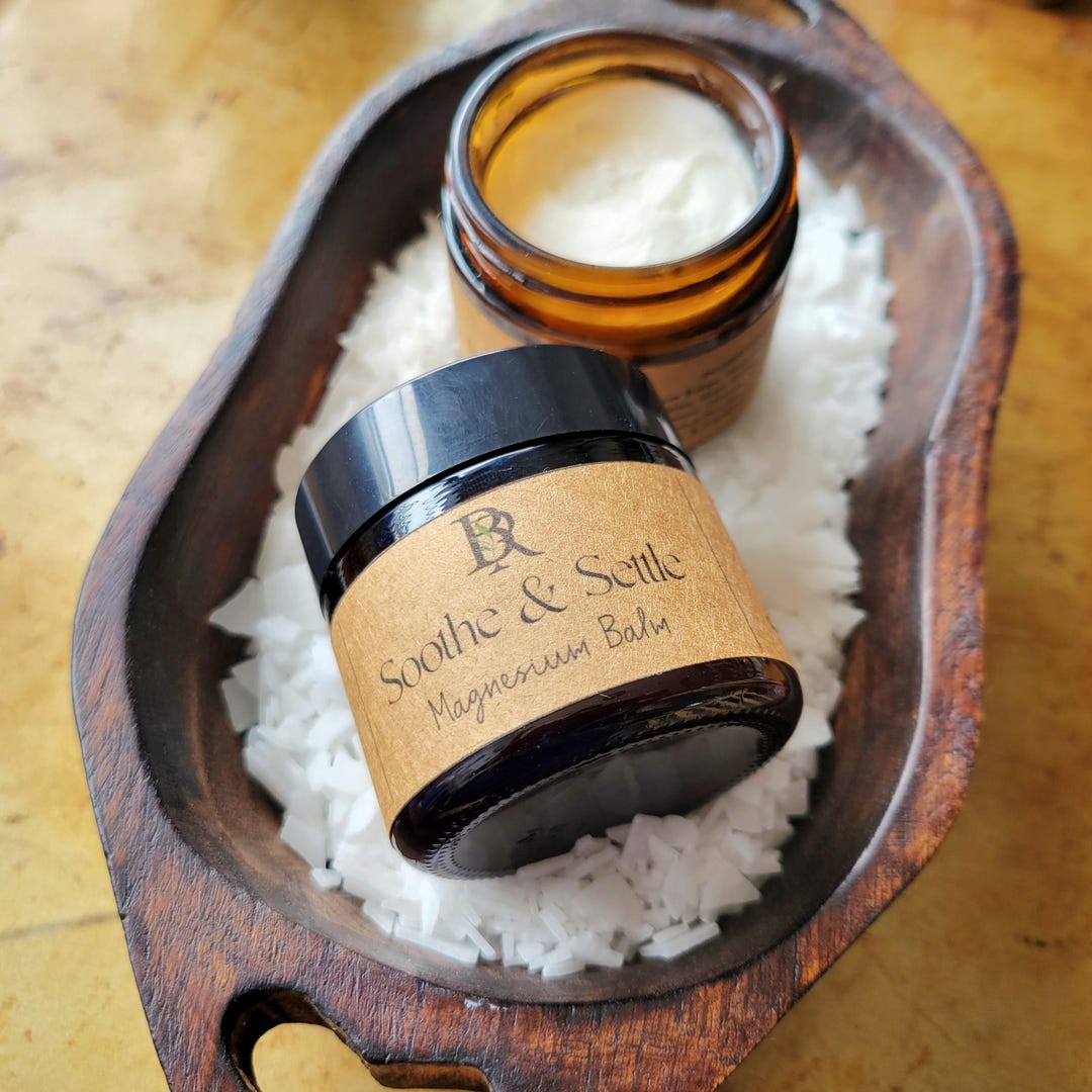 Magnesium Balm: Natural Mineral Body Cream (2 Oz) - Natural Wellness ...