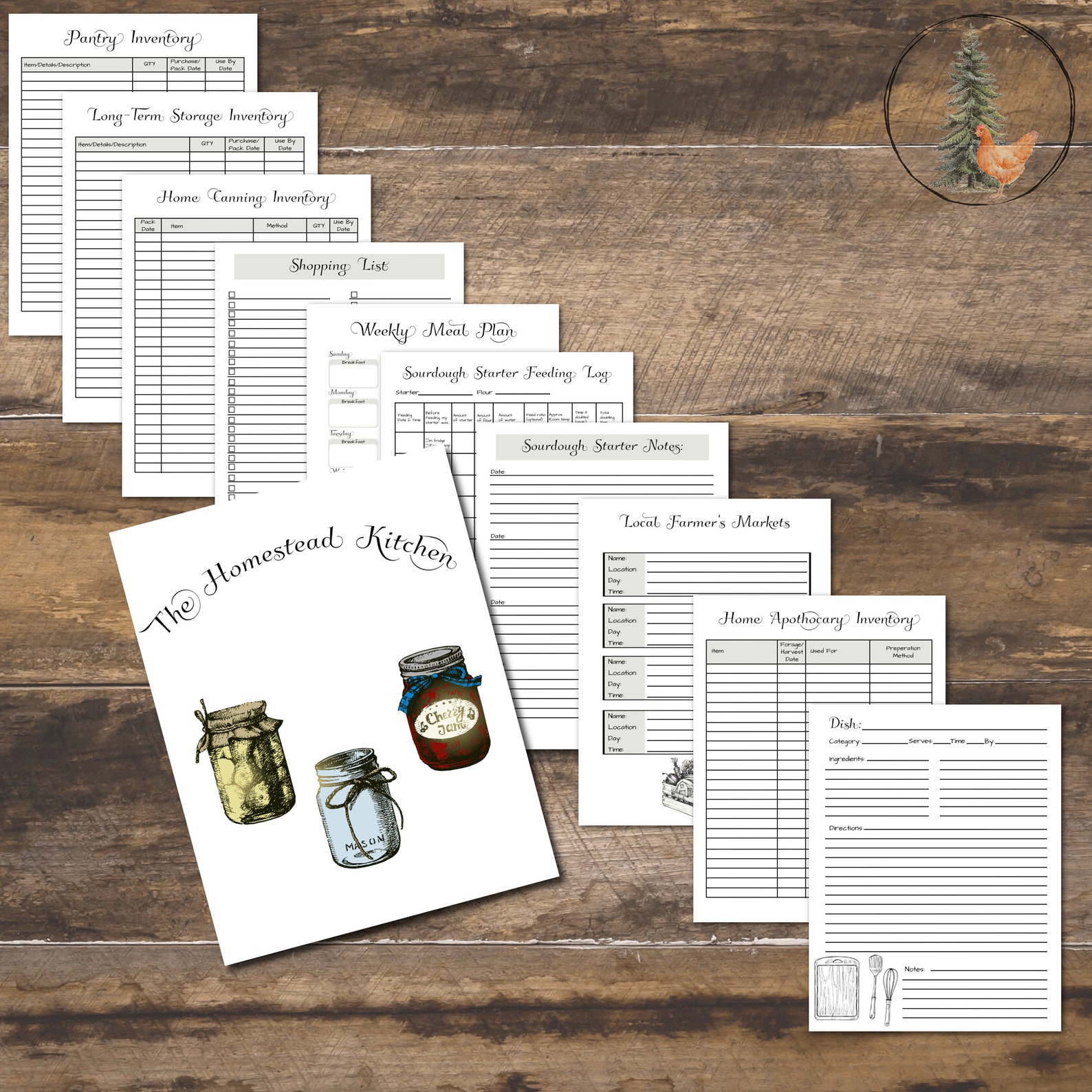 Homestead Planning Binder: 90-page Farm Planner (digital Download) - Etsy