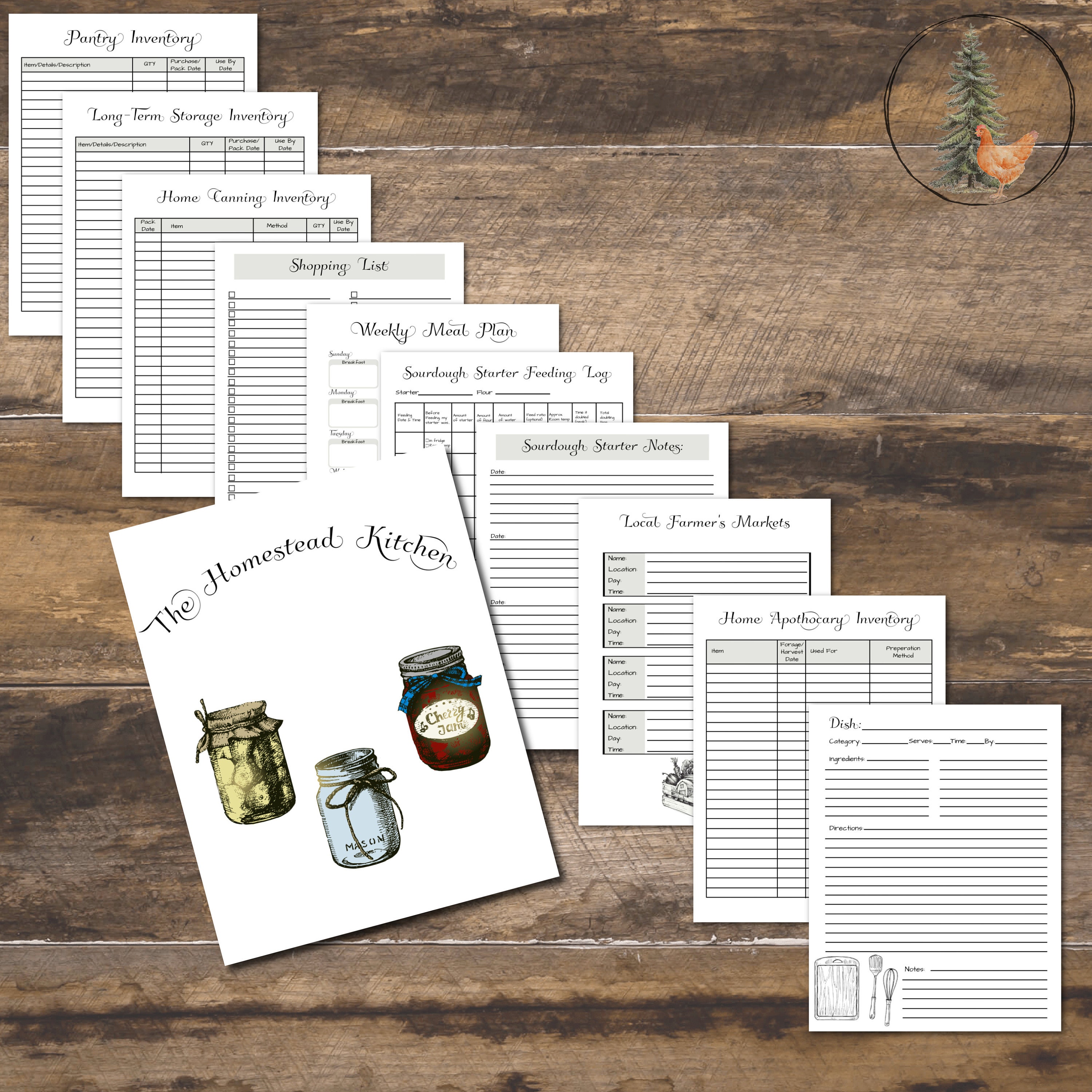 90 Page Homestead Planning Binder Homestead Management - Etsy