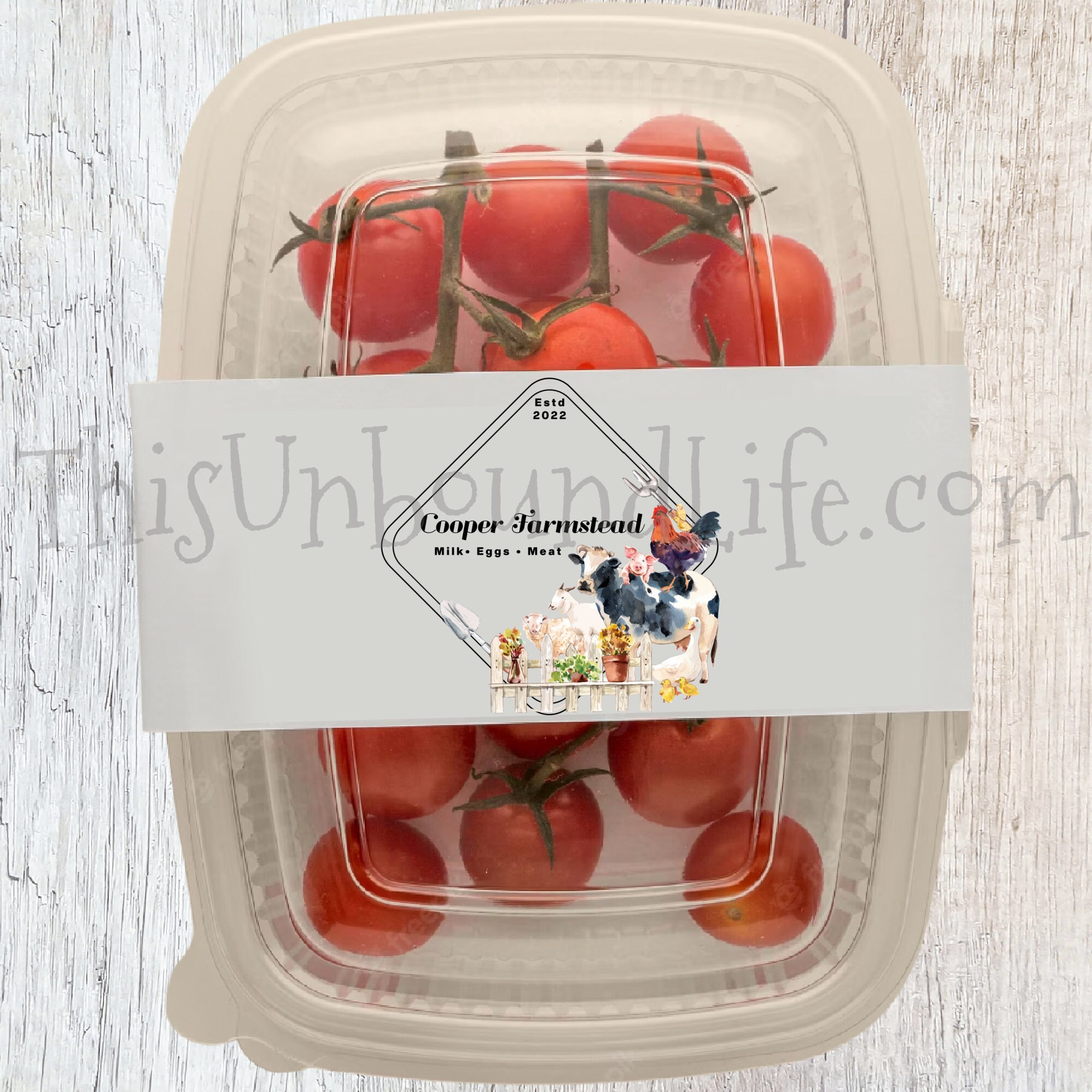 Watercolor Logo, Homestead Logo, Farmstead Logo, Pre-made Logo, Custom ...