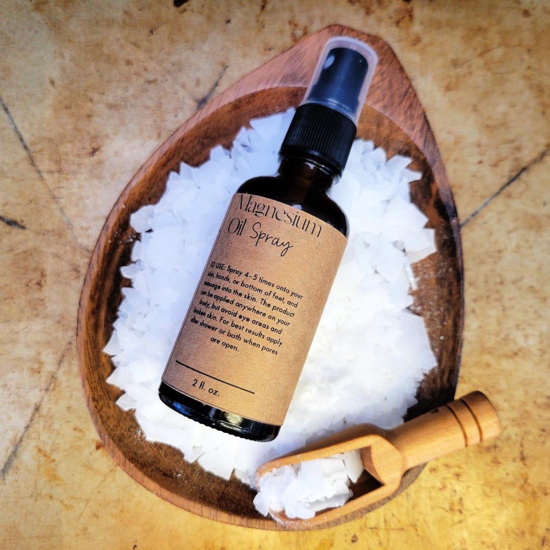 Magnesium Oil Spray | Unscented Mineral Body Spray | Simple Single ...