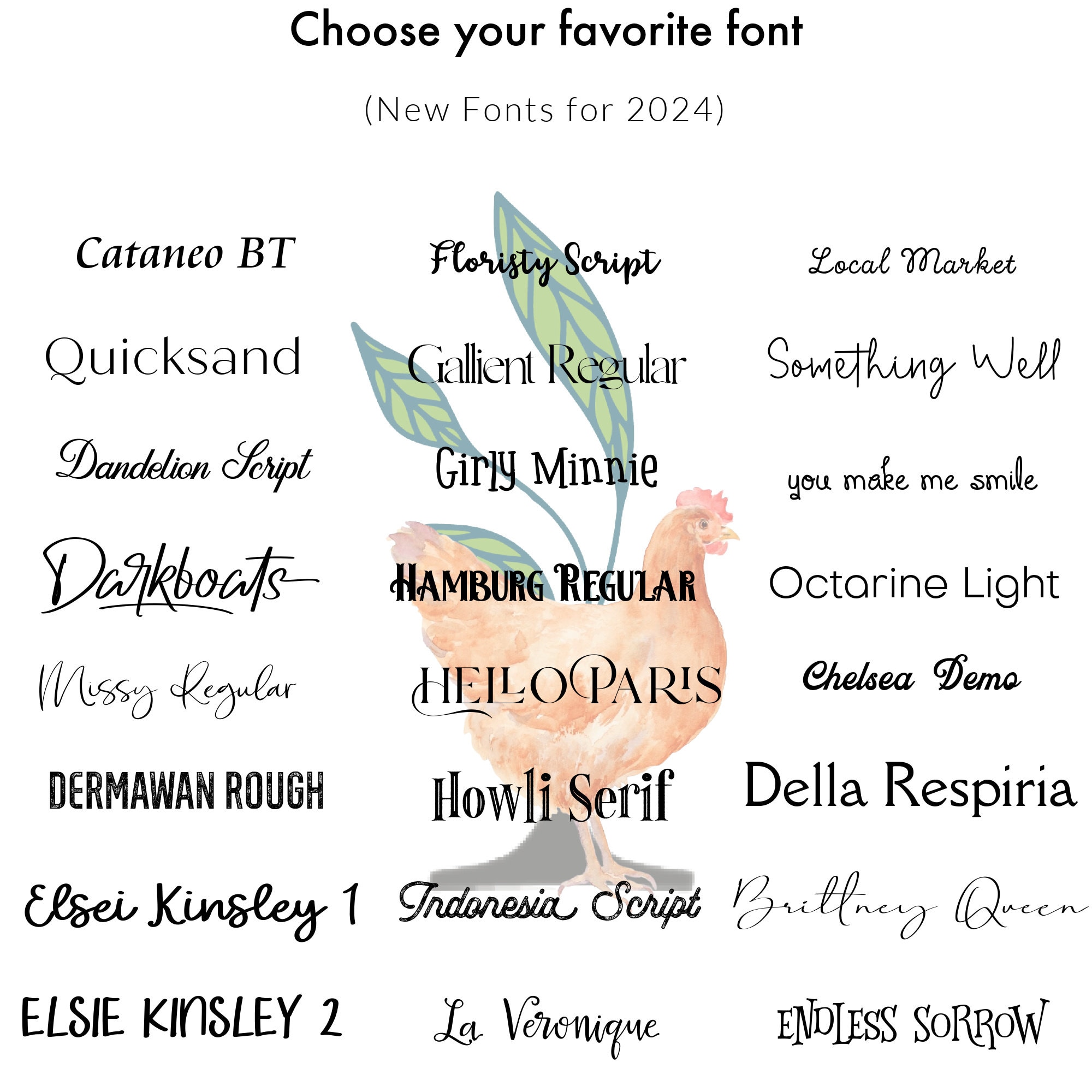 Grazing Chicken Logo, Free Range Chicken Logo, Homestead Logo, Pre-made ...