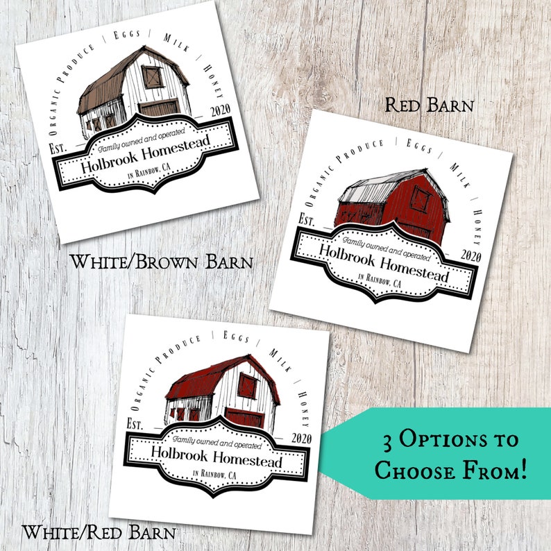Red Barn Logo, Barn Logo, Farm Logo, Custom Logo, Pre-made Logo, Custom ...