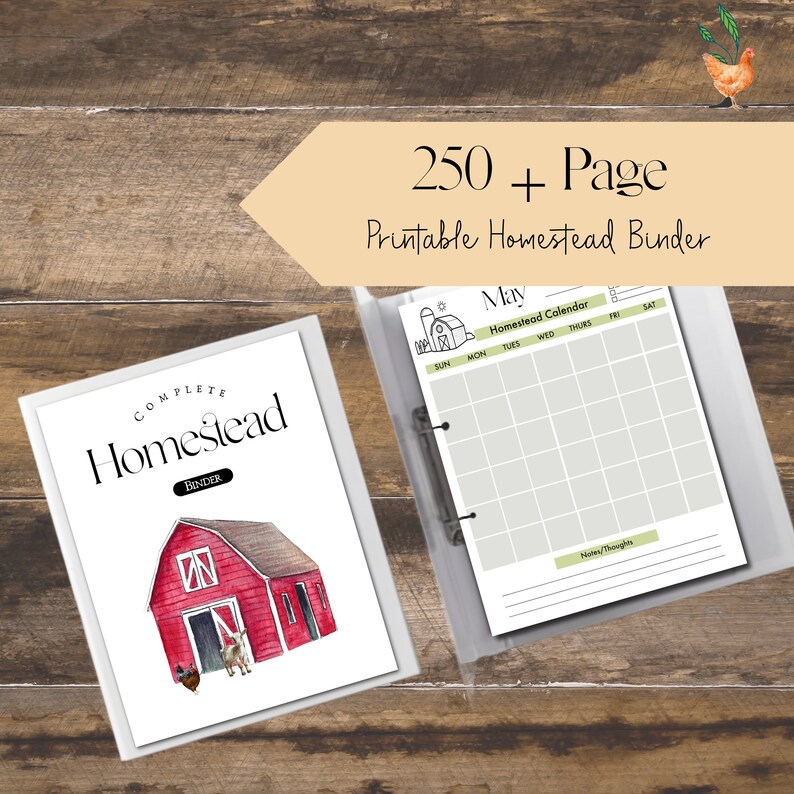 Homestead Management Binder: Farm Planner & Tracker (printable) - Etsy