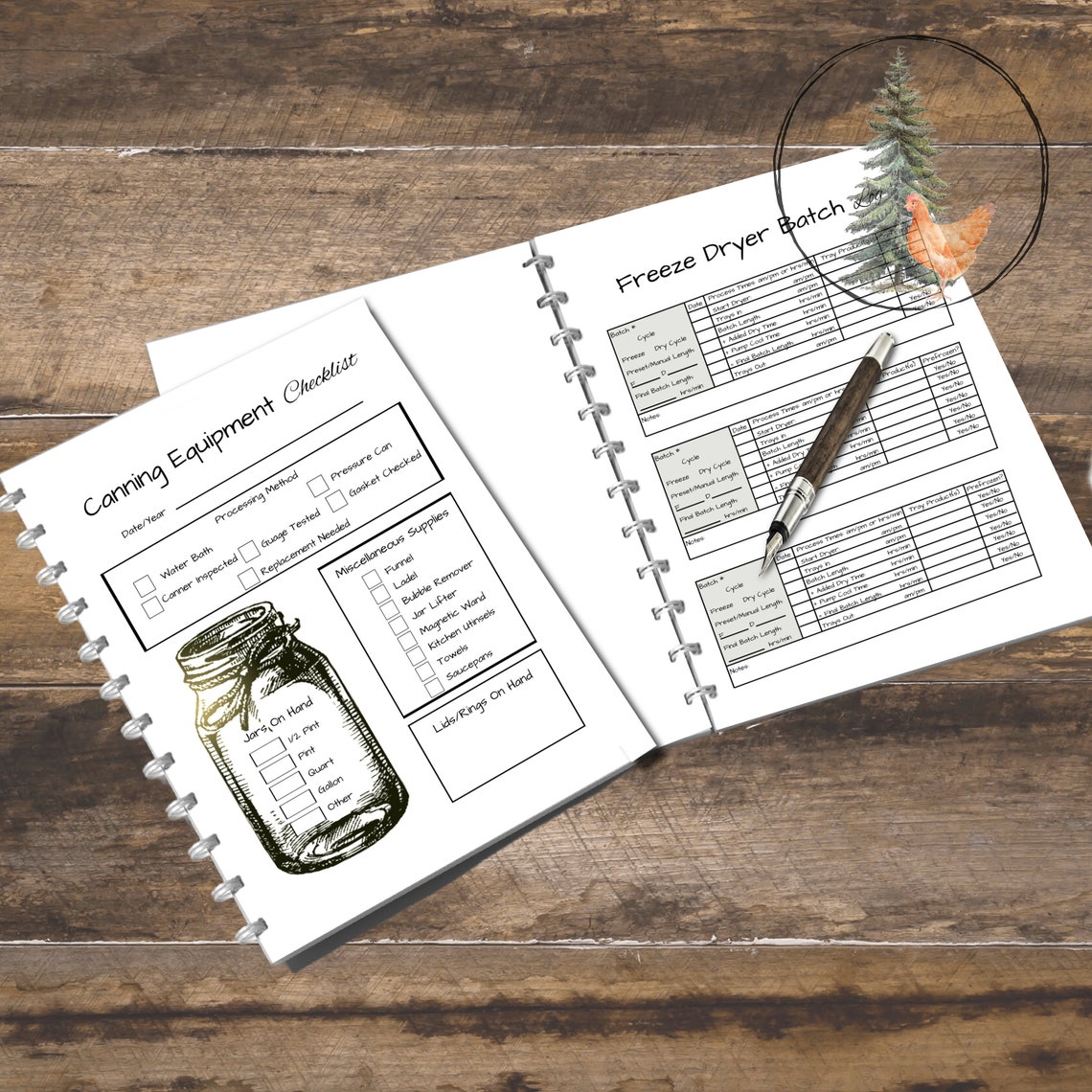 15 PAGE Food Preservation Log | Digital Download - PDF | Canning ...