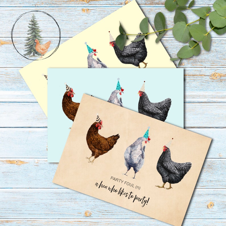 Party Foul Birthday Card Printable Greeting Card Digital - Etsy