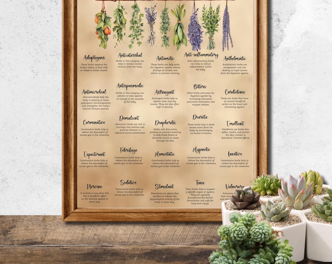 HERBAL BODY MAP - Etsy Canada