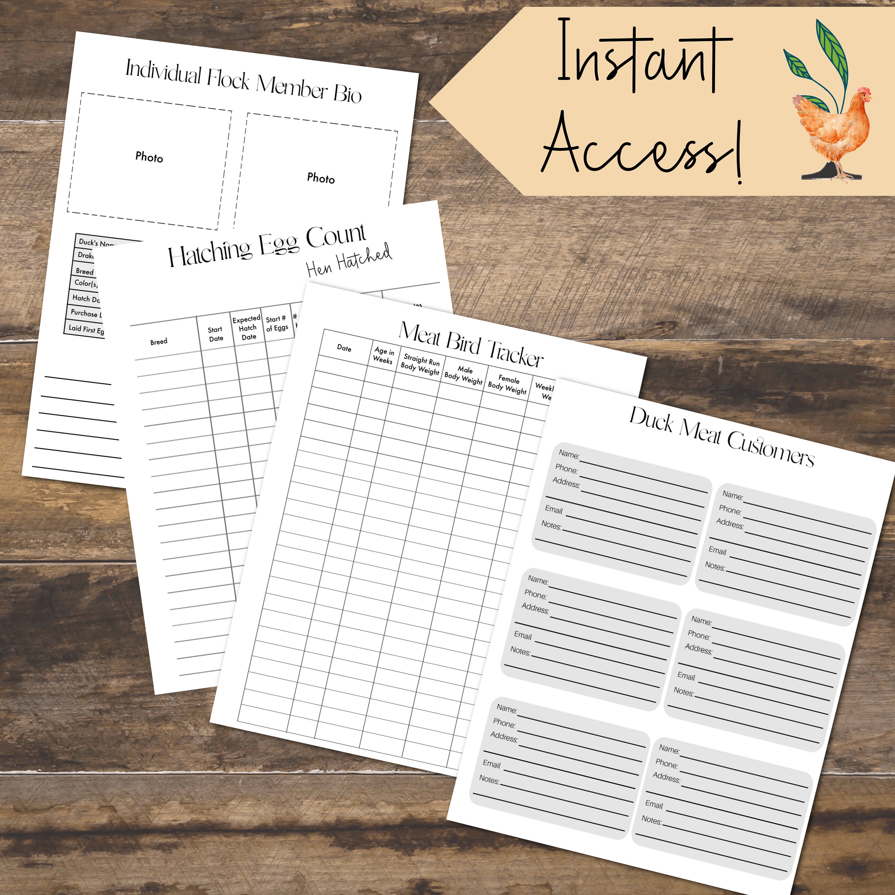 37 PAGE Duck Keeping Log Book Complete Duck Logbook Duck Journal Duck ...