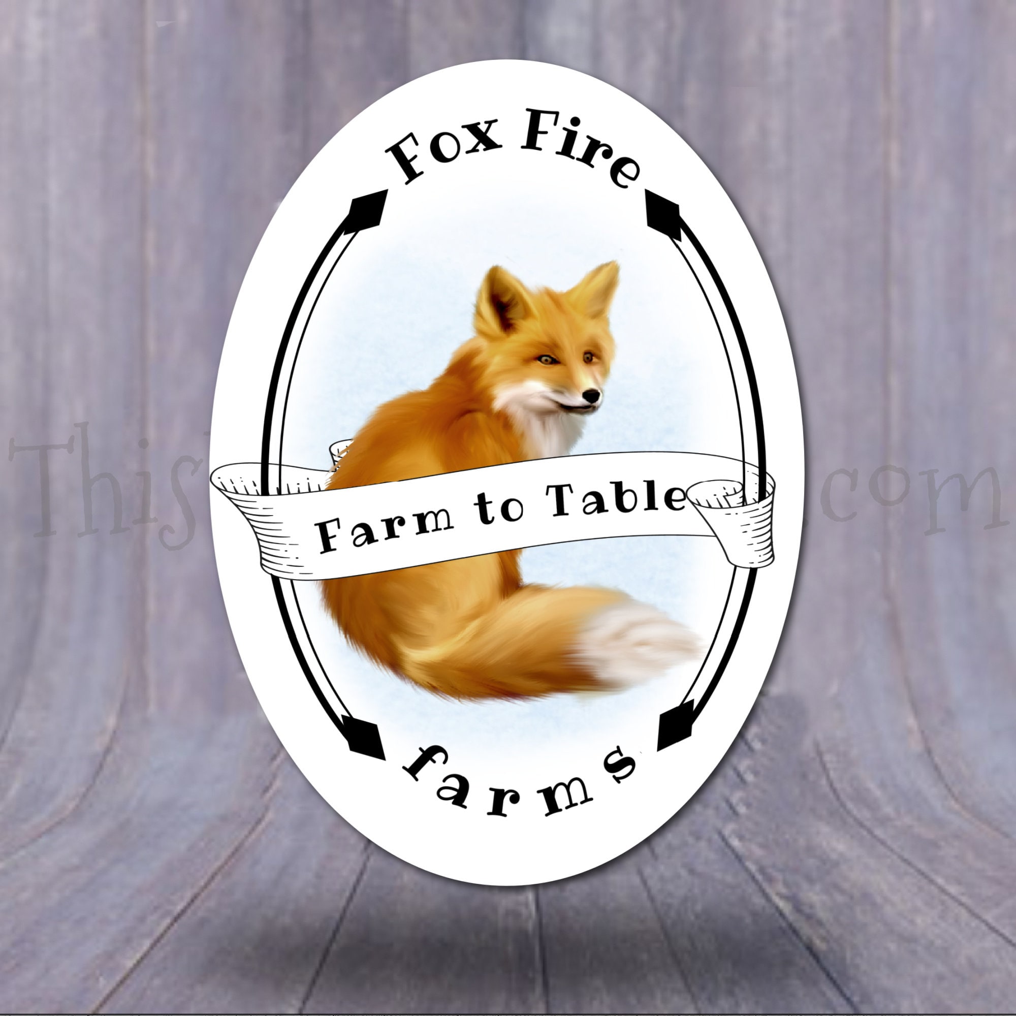 Fox Logo, Logo, Homestead Logo, Pre-made Logo, Custom Farm Logo, Farm ...