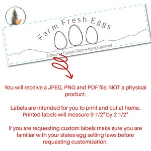 Line Drawn Minimalist Printable Egg Carton Label, Digital Download JPEG ...
