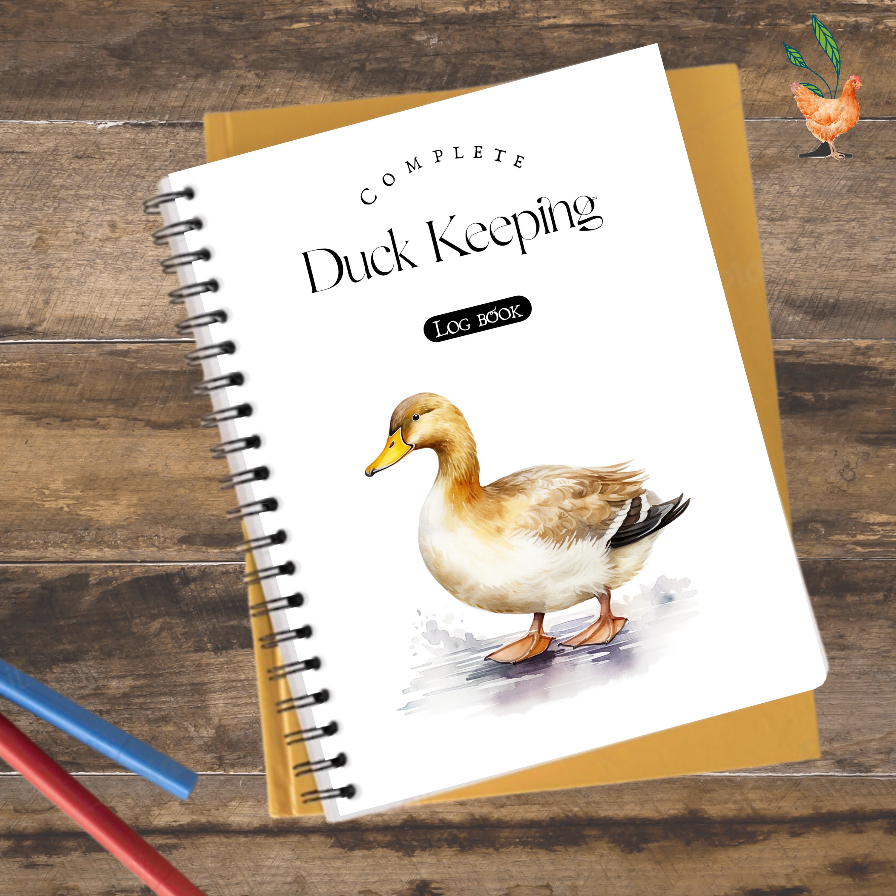 37 PAGE Duck Keeping Log Book Complete Duck Logbook Duck Journal Duck ...