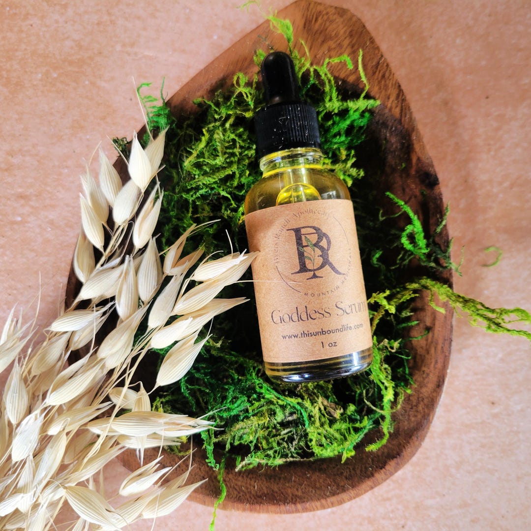 Goddess Serum | Deep Hydration Facial Oil | Botanical Face Oil for Dry ...