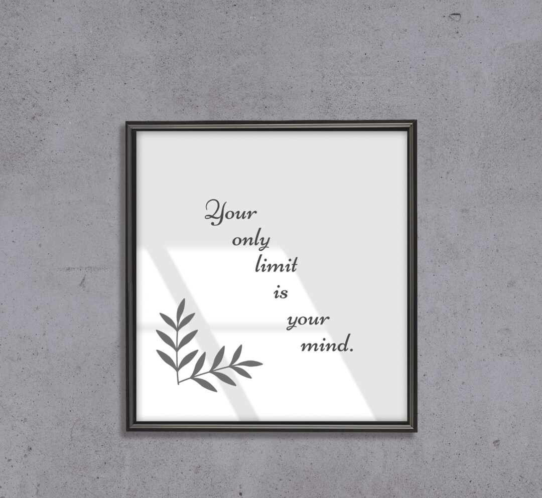 Printable Inspirational Quote - Vertical / Unframed. Size: 12x12 ...