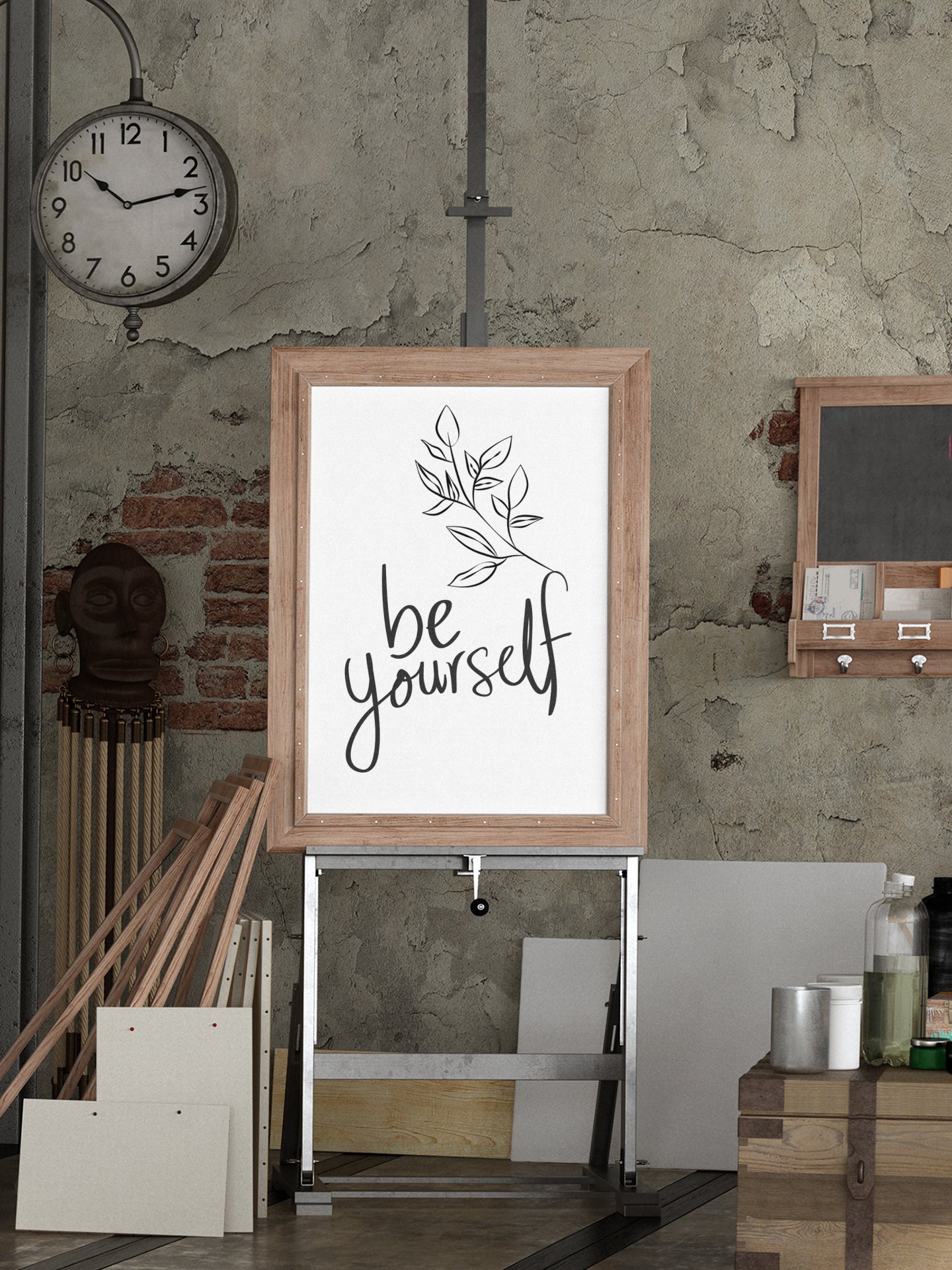 Be Yourself: Printable Motivational Quote for Daily Inspiration ...