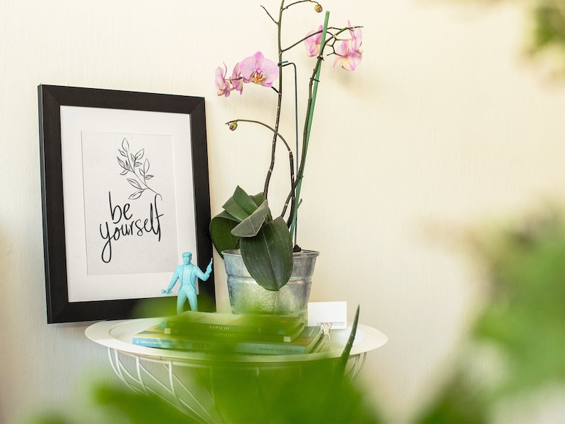 Be Yourself: Printable Motivational Quote for Daily Inspiration ...