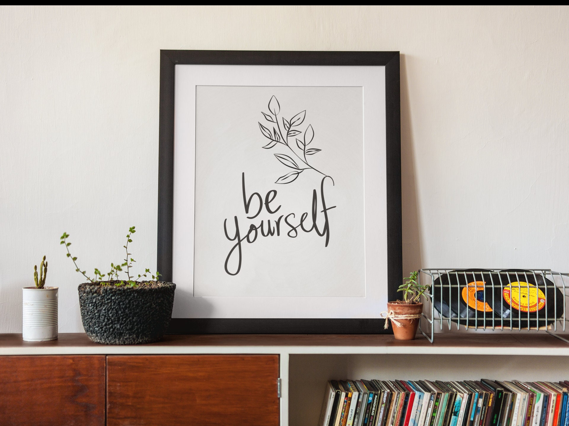 Be Yourself: Printable Motivational Quote for Daily Inspiration ...