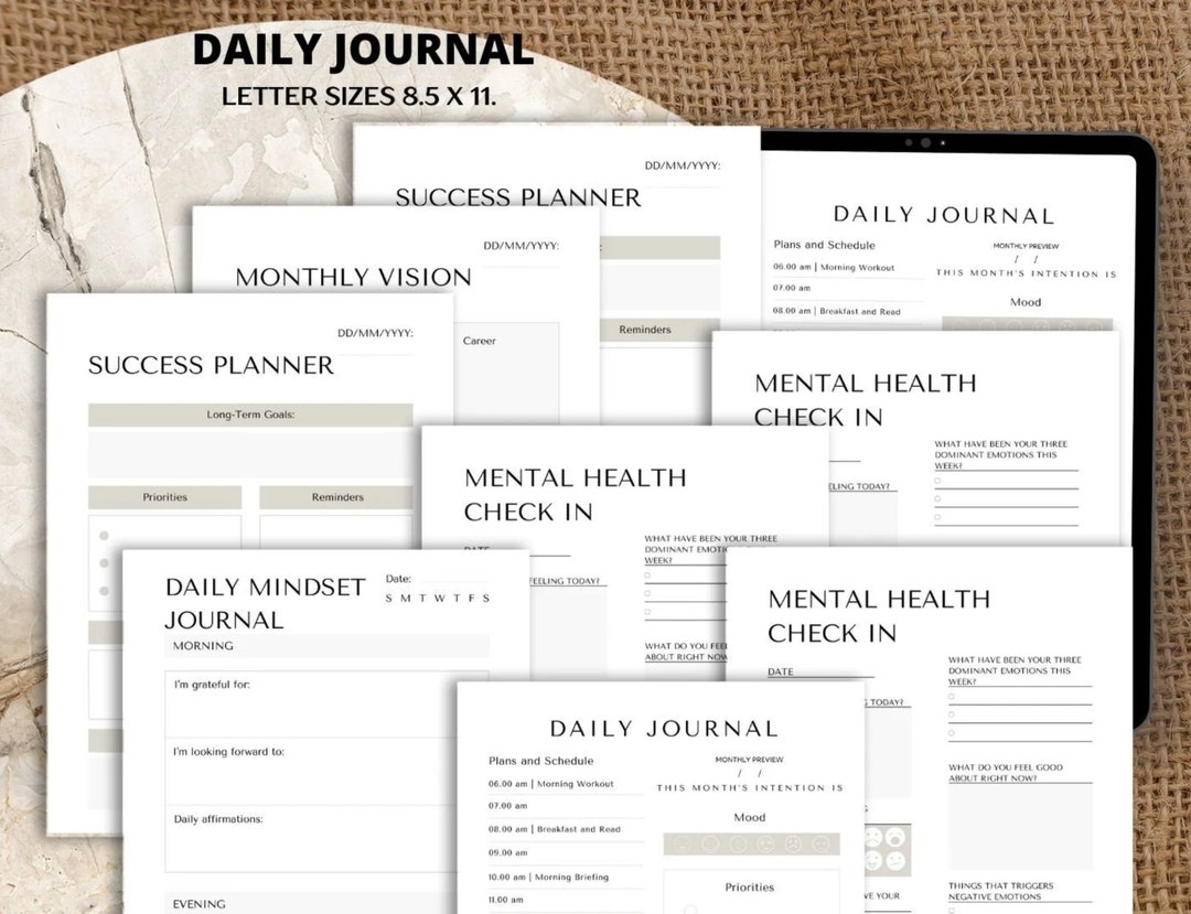 Self-care Digital Journal: Track Your Daily Gratitude, Affirmations ...