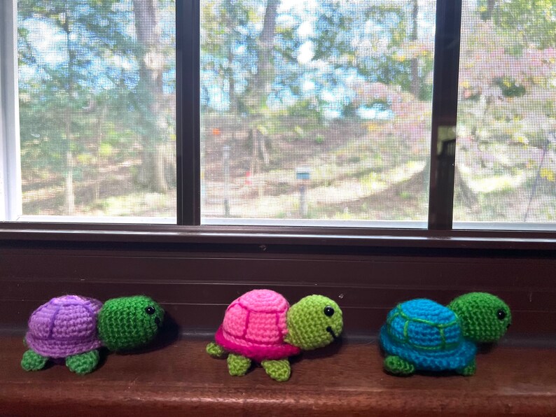 Small Crochet Turtle | Crochet Turtle Friend - Etsy