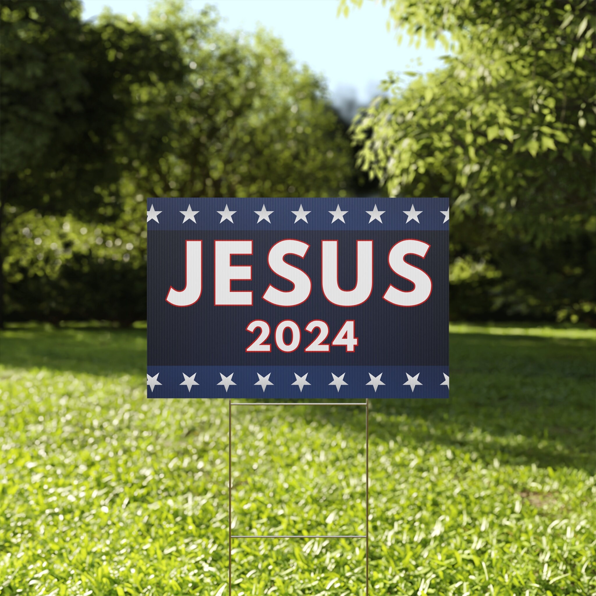 JESUS 2024 Yard Sign - Etsy