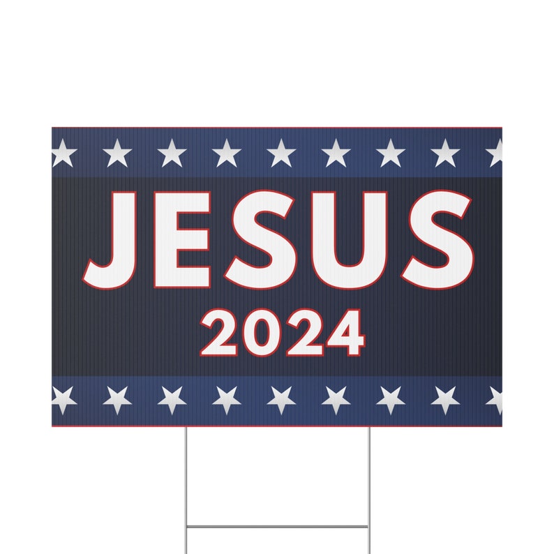 JESUS 2024 Yard Sign - Etsy