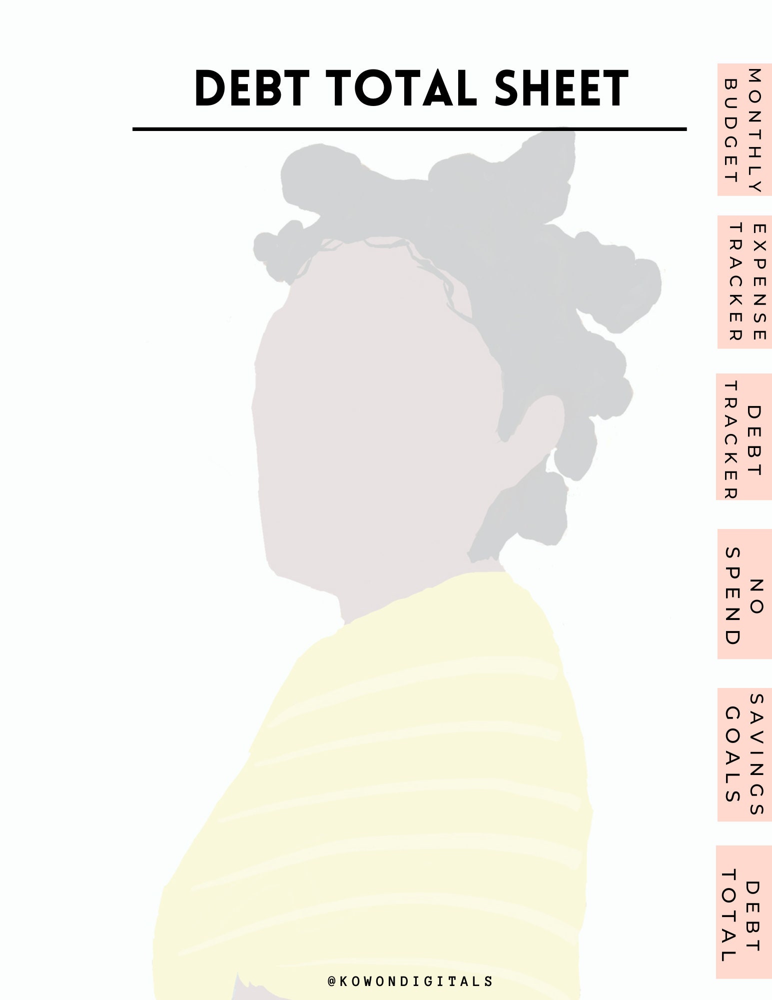 Digital Budget Planner, Finance Tracker, Finance Planner, Digital ...