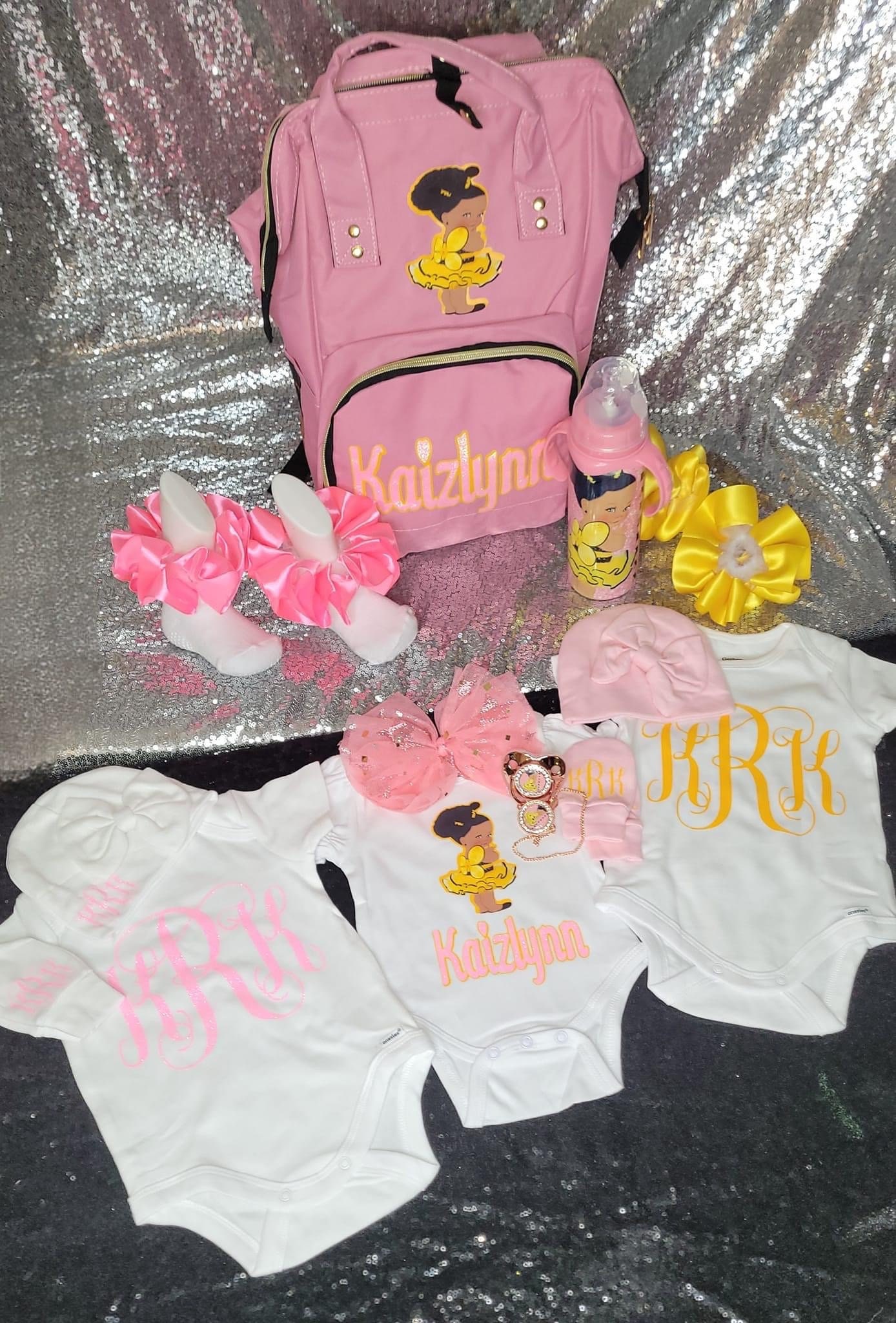 Personalized Custom Girl Baby Box - Etsy
