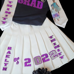 Grad Pleated Skirt - Etsy