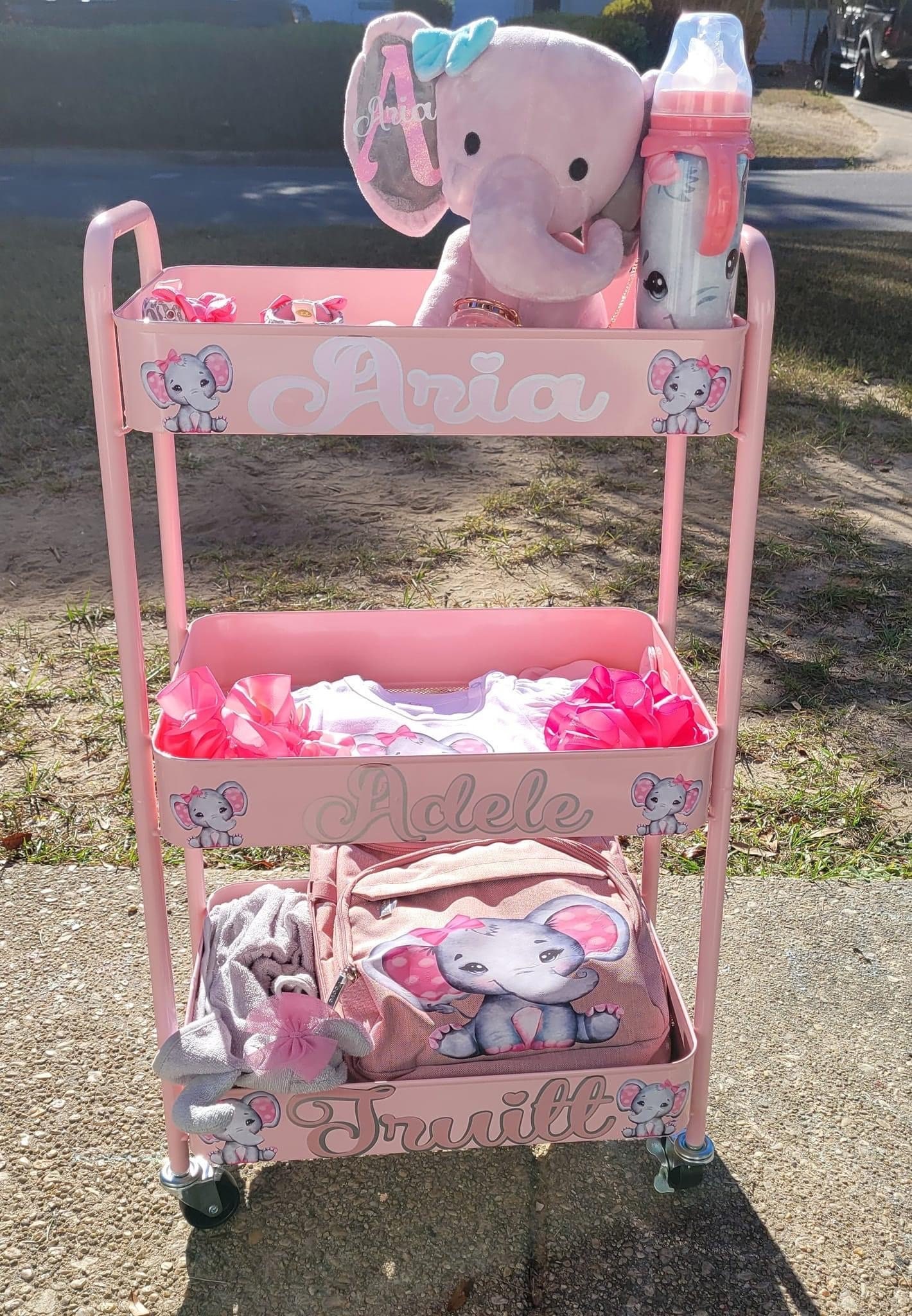 Personalized Custom Girl Baby Box - Etsy