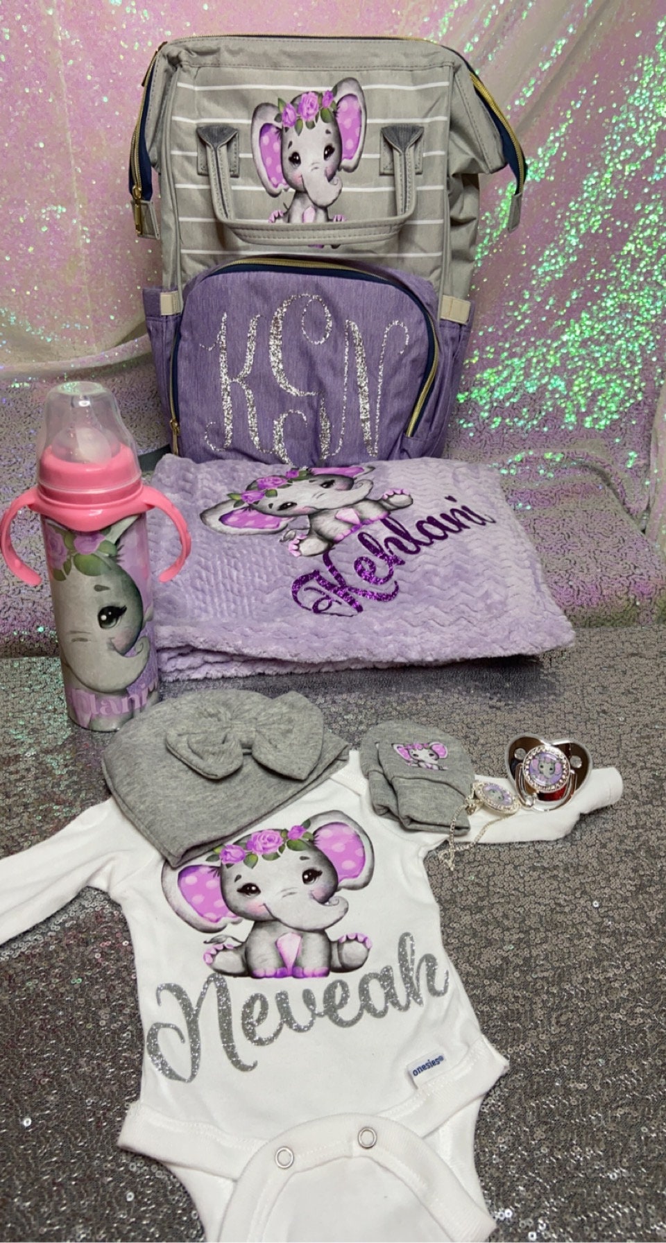 Personalized Custom Girl Baby Box - Etsy