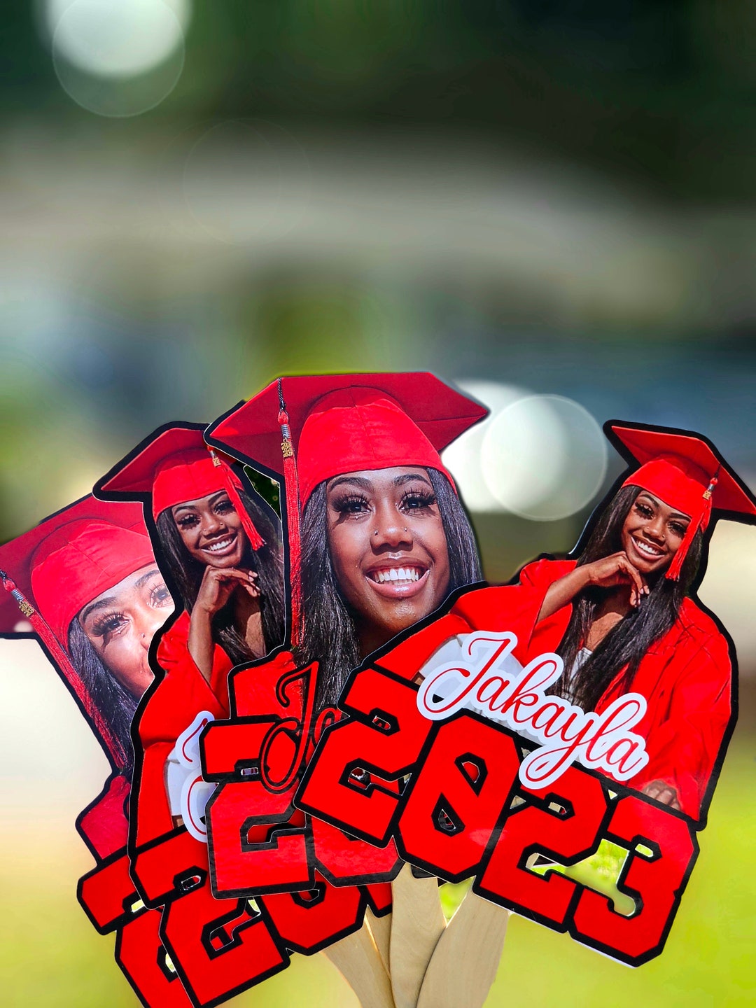 Custom Graduation Photo Fan: Handmade Class of 2023 - Etsy