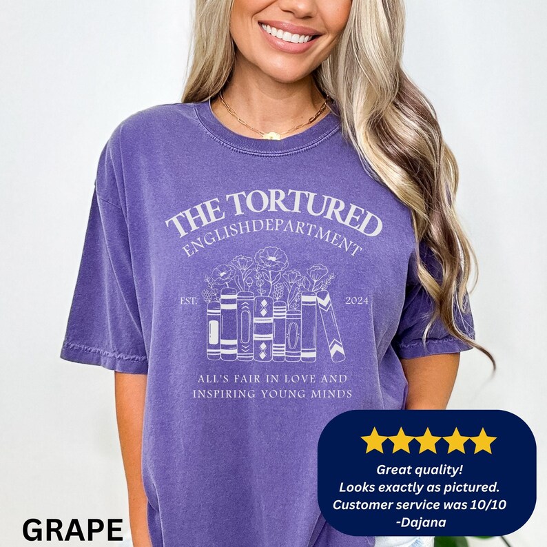 The Tortured English Department Shirt, Reading Teacher Gifts, Language ...