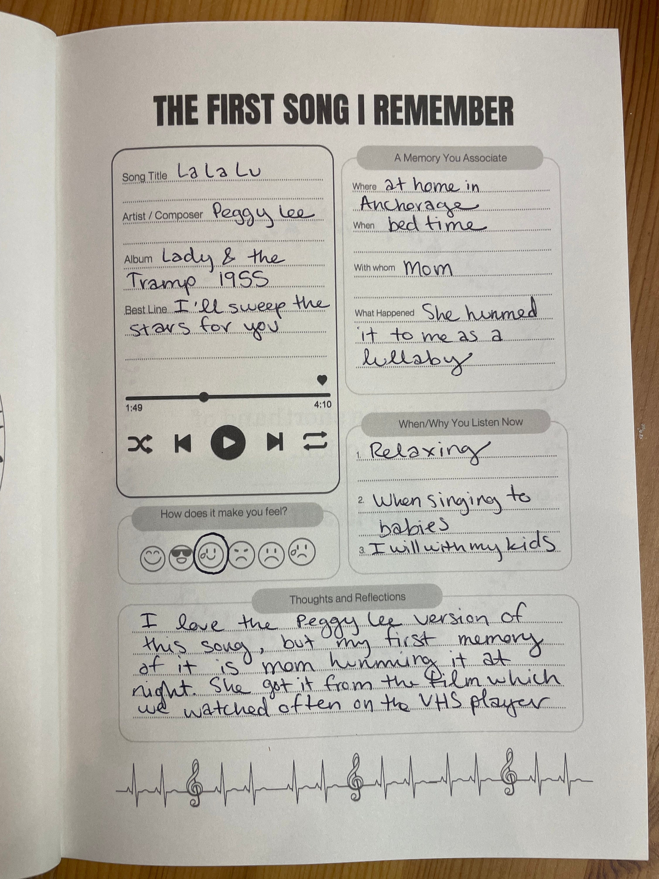 My Life in Music Journal: Reflect on the Soundtrack of Your Life - Etsy